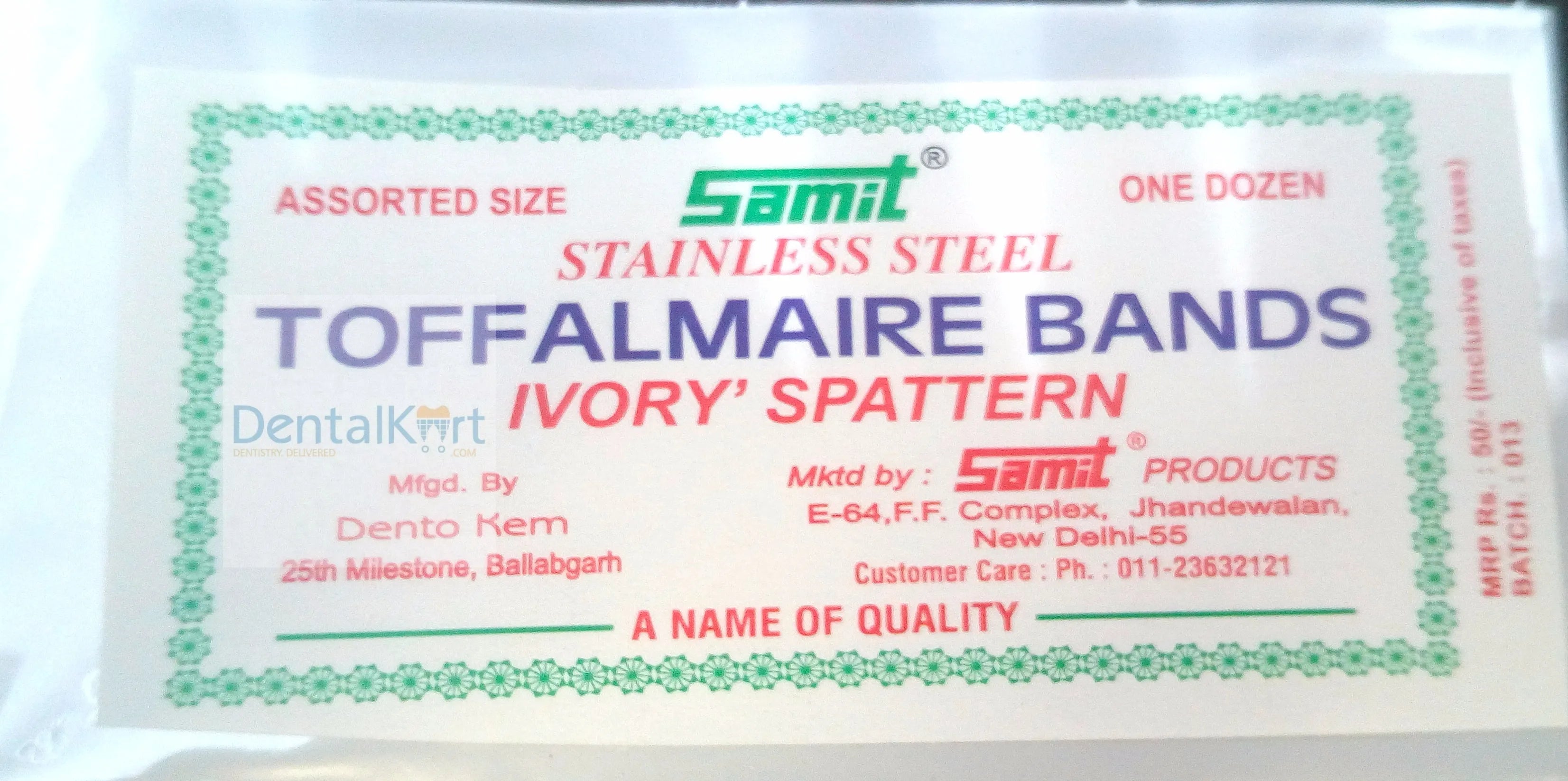 Buy Samit Toffalmaire Bands – Oralkart