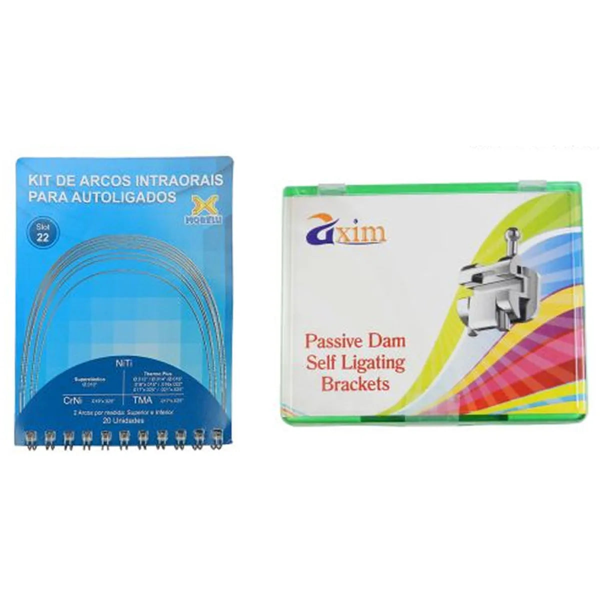 Buy Libral Morelli Niti Archwire Set 20 Pcs + Axim Passive Dam Self ...