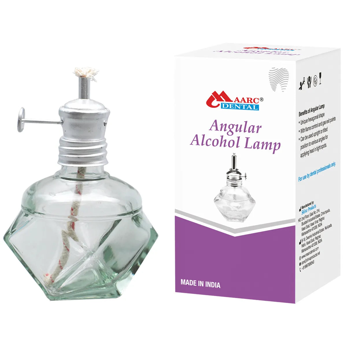 Buy Maarc Spirit Angular Lamp With Flame Control – Oralkart