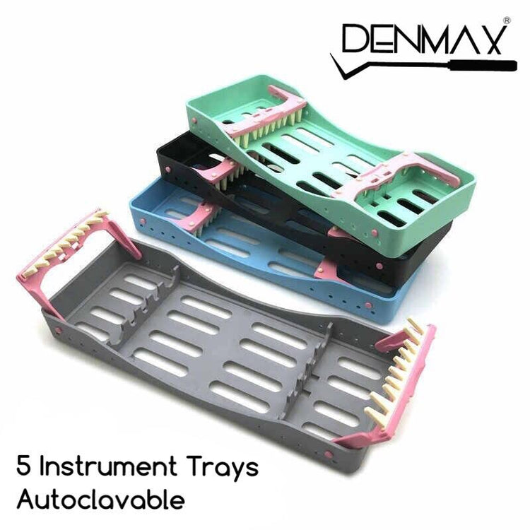 Buy Denmax Autoclavable 5 Instrument Tray - With Lock Plastic – Oralkart