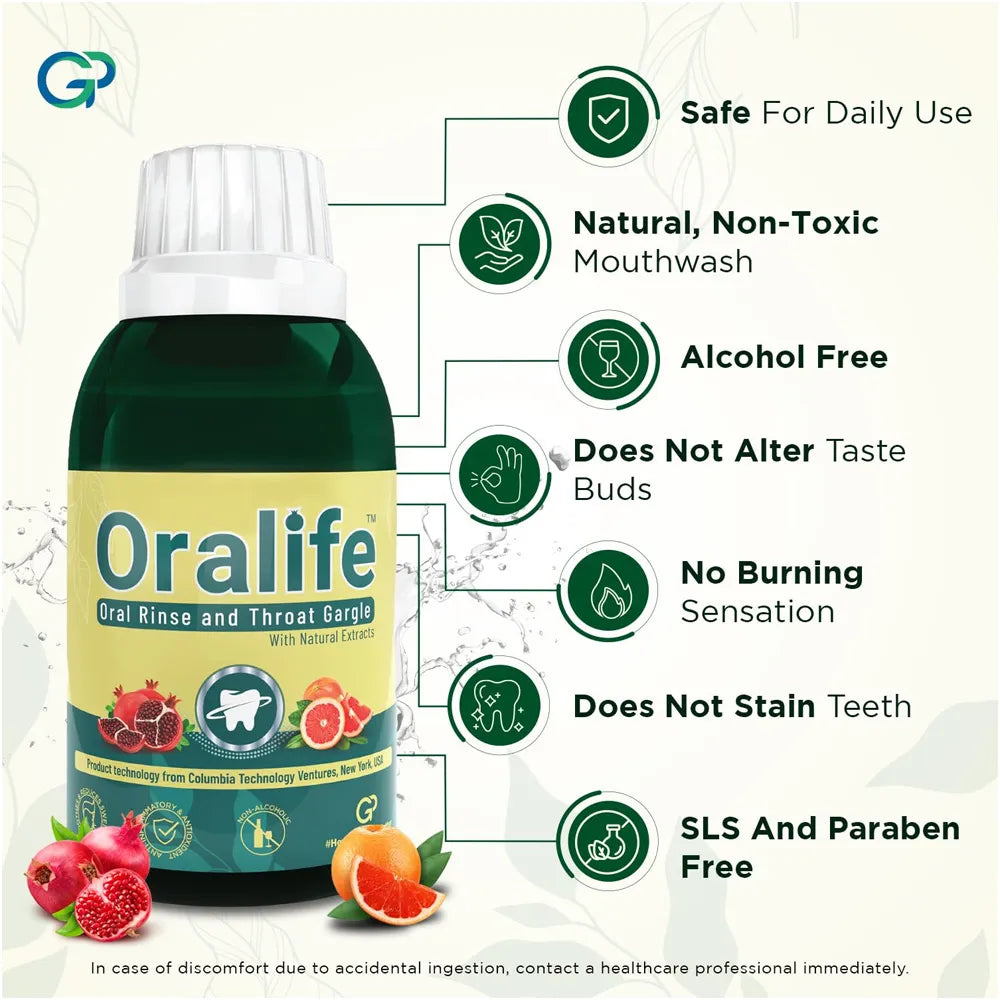 Buy Group Pharma Oralife Oral Rinse And Throat Gargle – Oralkart